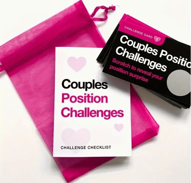 Naughty Couples Scratch Card Game – Couples Position Challenges – Fifty ...